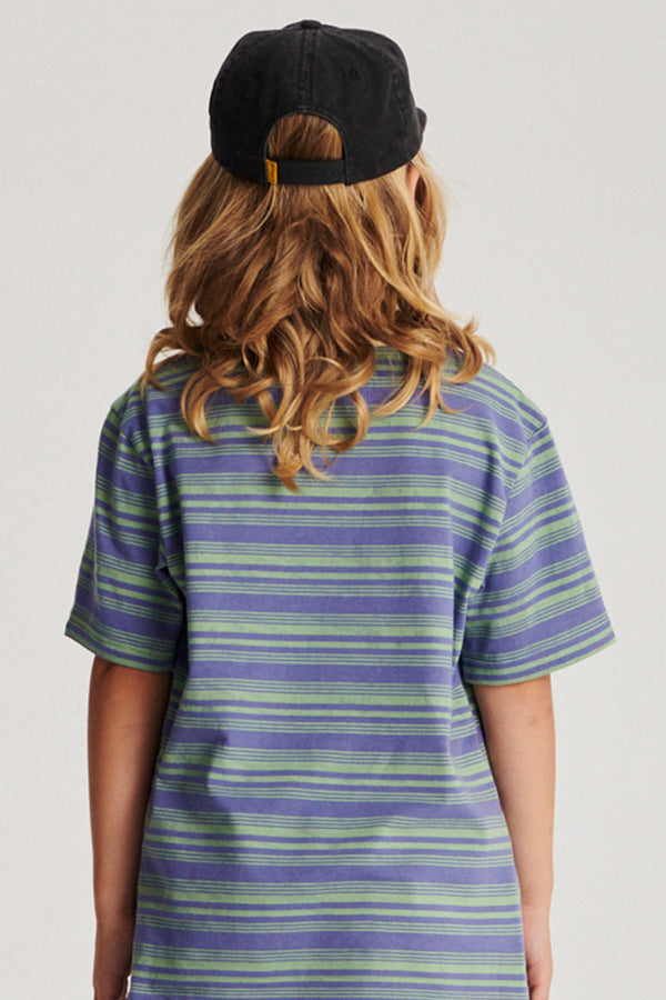 Critical Slide Boneyard Yd Kids Tee Blueberry - Harry and Her