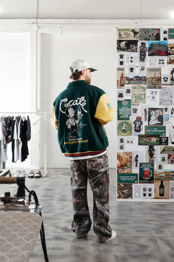 Crate X Willie The Waiter Limited Edition Letterman Jacket - Harry and Her