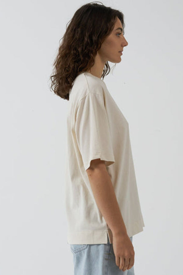 Thrills Thrills Coordinates Box Tee Unbleached - Harry and Her